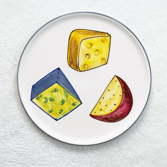Elchinger | Dining | Vintage Elchinger France Cheese Plate 1 Hand ...
